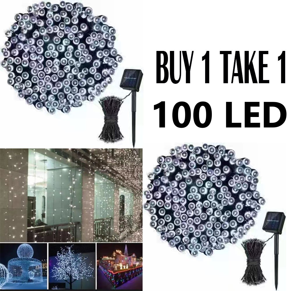 ( Buy 1 Take 1 ) MABUHAY 100 LED Solar String Fairy Light Party Outdoor ...