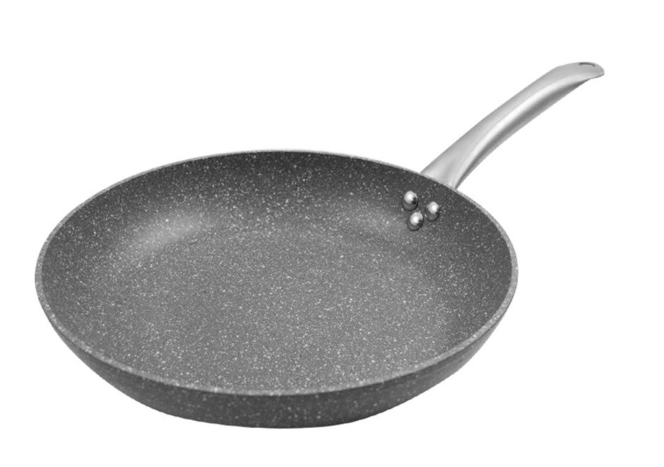 Masflex Stone Series 20 cm Aluminum Non-Stick Stone Fry Pan Induction ...