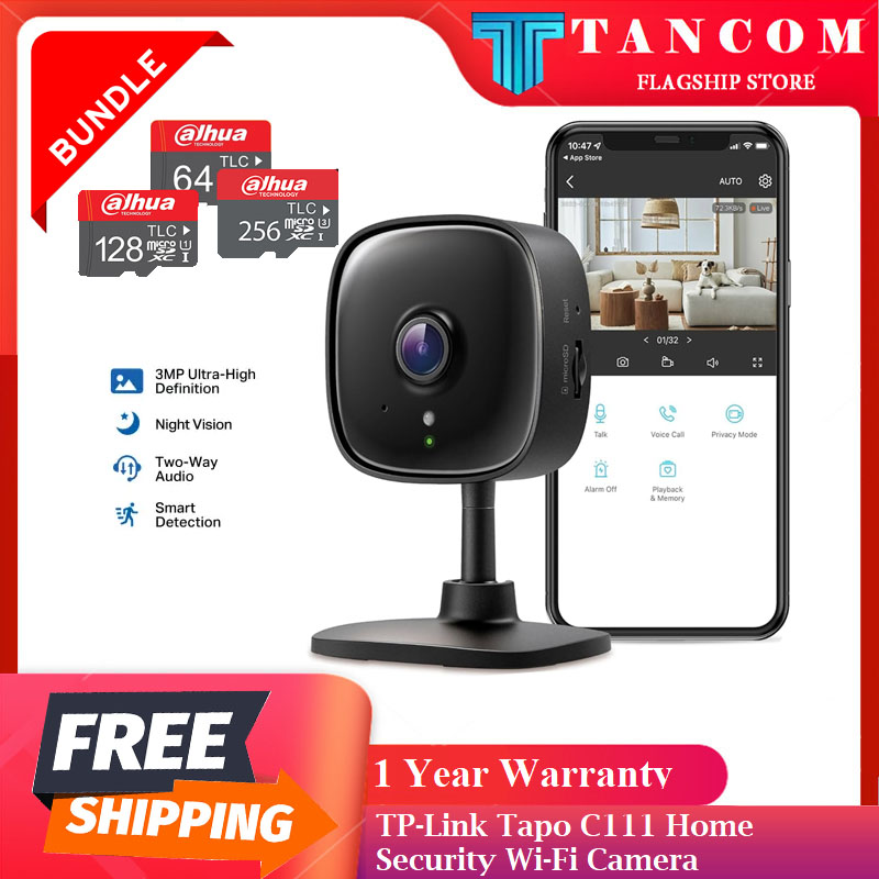 TP-Link Tapo C111 3MP Home Security Wi-Fi Camera | Lazada PH