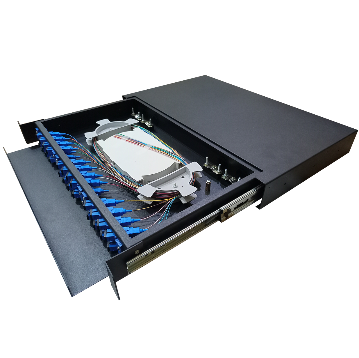 12 24 port ODF with and without connector 1u rackmount | Lazada PH