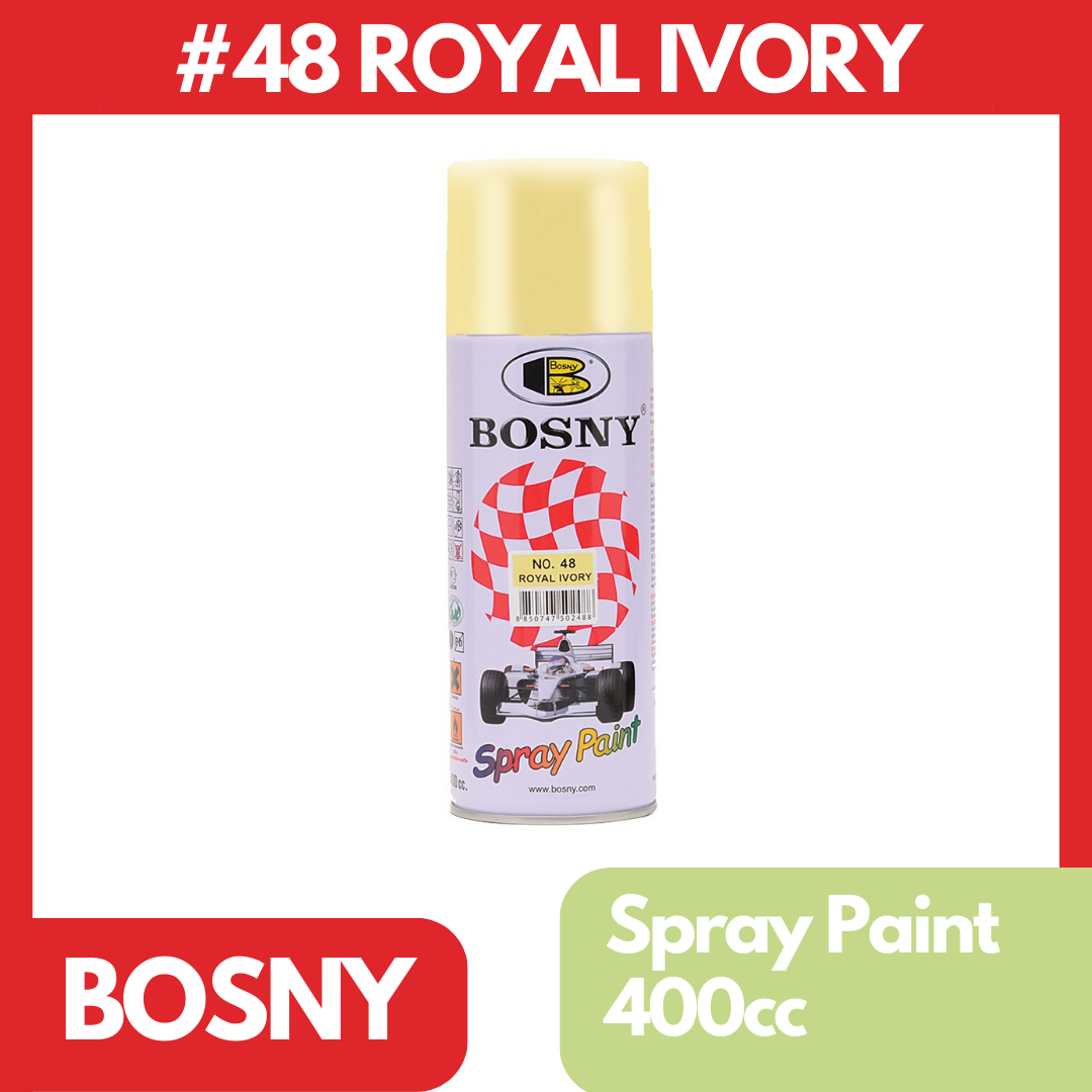 Bosny #48 Royal Ivory Original Acrylic Spray Paint 400cc | Lazada PH