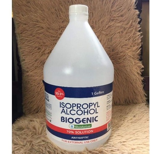 Biogenic 70% Isopropyl Alcohol 1 Gallon with Moisturizer | Lazada PH