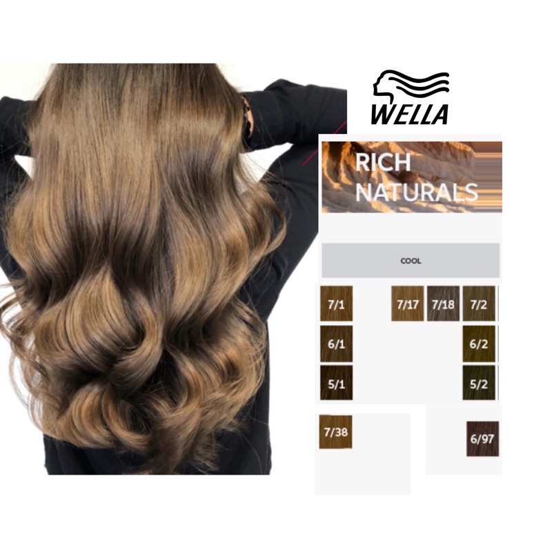 Wella Koleston Perfect Hair Color 60ml ( Rich Naturals Cool lvl 2 - 7 ...