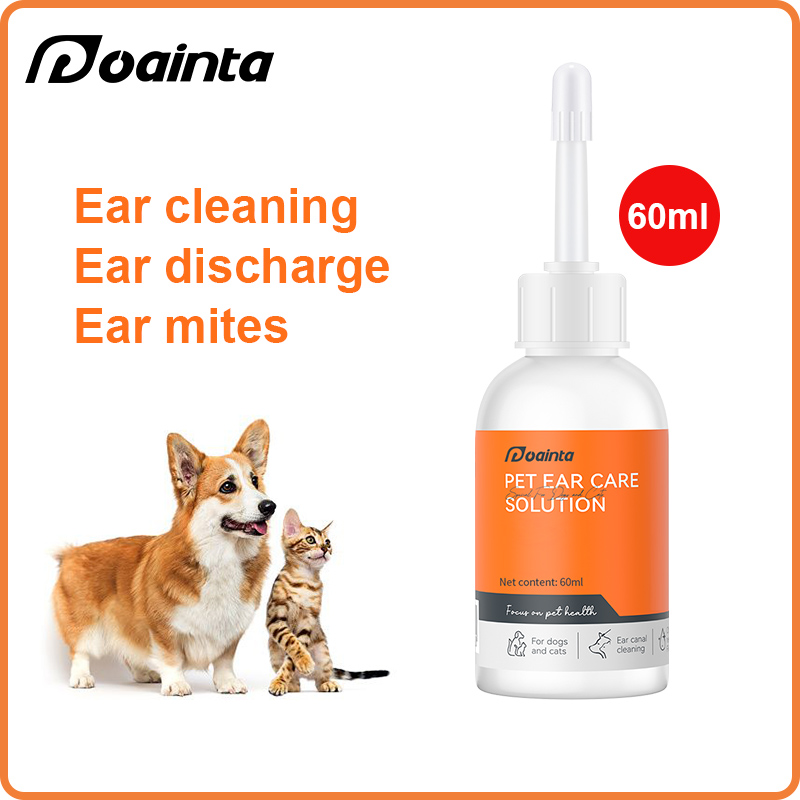 PUAINTA Ear Drops for Dogs and Cats Antibacterial Ear Inflammation ...