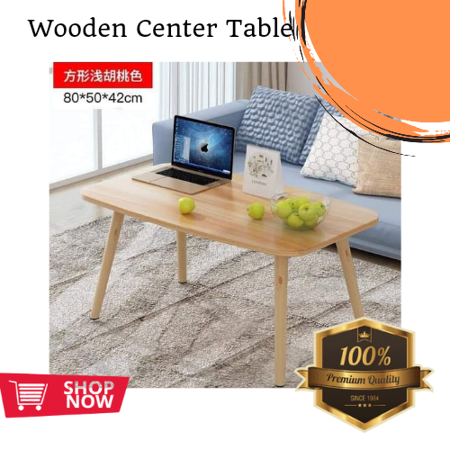NQs Scandinavian Design Wooden Center Table Minimalist Design Aesthetic ...