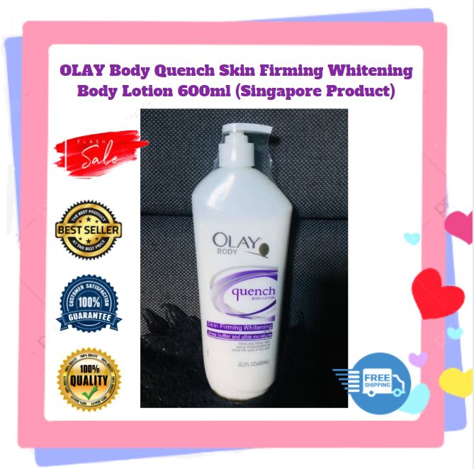 OLAY Body Quench Skin Firming Whitening Body Lotion 600ml (Singapore ...