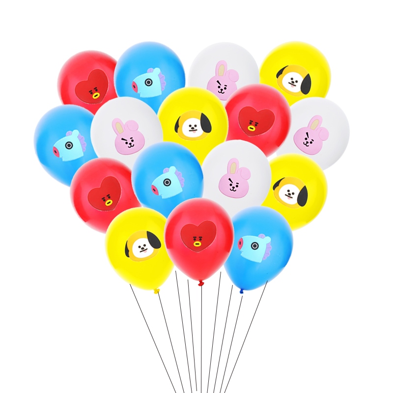 ∈ Kpop BTS Bangtan Boys Party Needs Cartoon Latex Balloon BTS Fans ARMY ...
