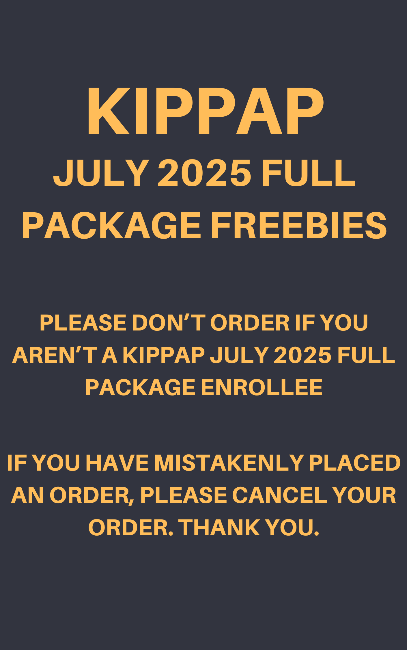 Kippap April 2025 Full Package Freebies | Lazada PH