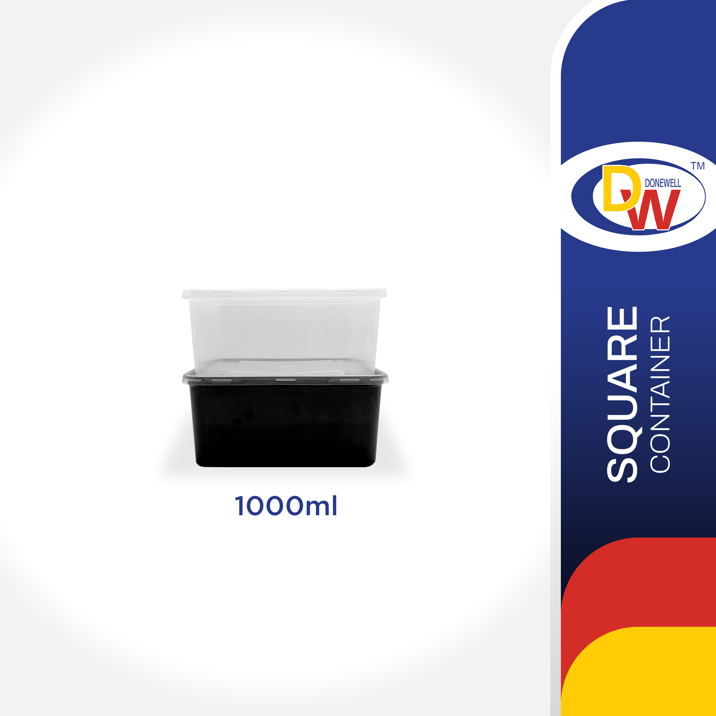 Donewell Square 250, 500, 750, 1000, 1500, 2000 Microwavable Food ...