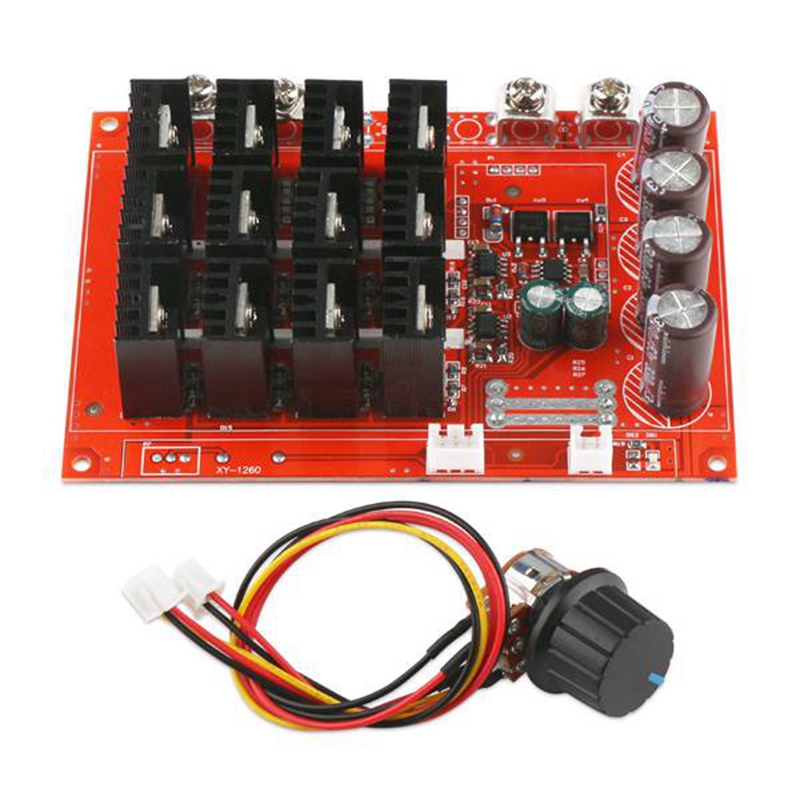 PWM DC Motor Speed Controller 10-50V 60A High Power HHO RC Driver PWM ...