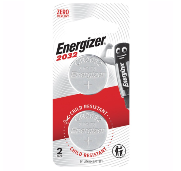 Original Energizer CR2032 2032 LITHIUM COIN BATTERIES 2pcs Pack For ...