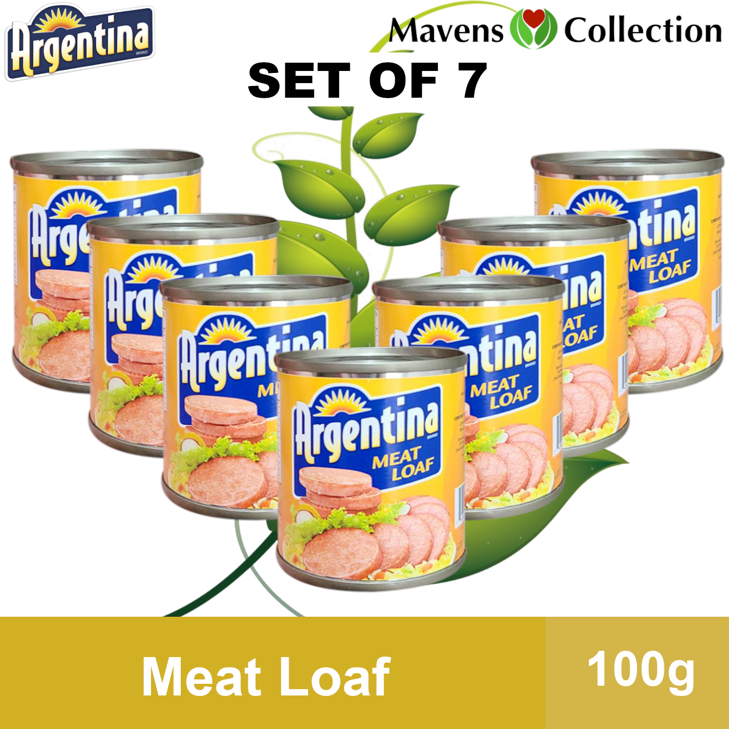 Argentina Meat Loaf 100g (Set of 7) by Mavens Collection | Lazada PH
