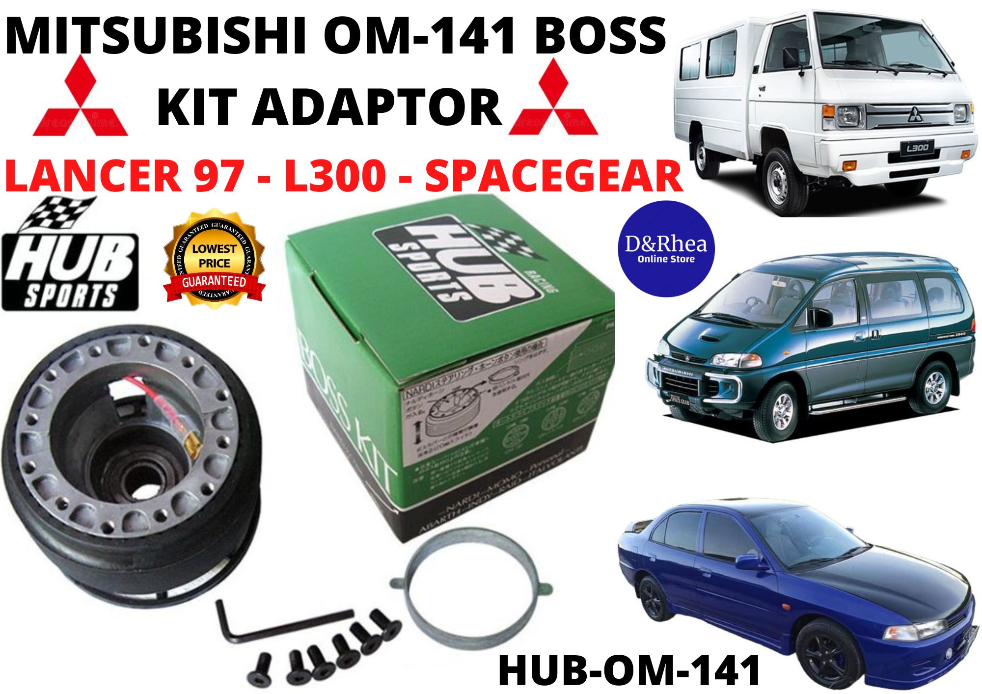 NEW ARRIVAL BOSS KIT STEERING WHEEL HUB ADAPTER FOR MITSUBISHI L300 ...