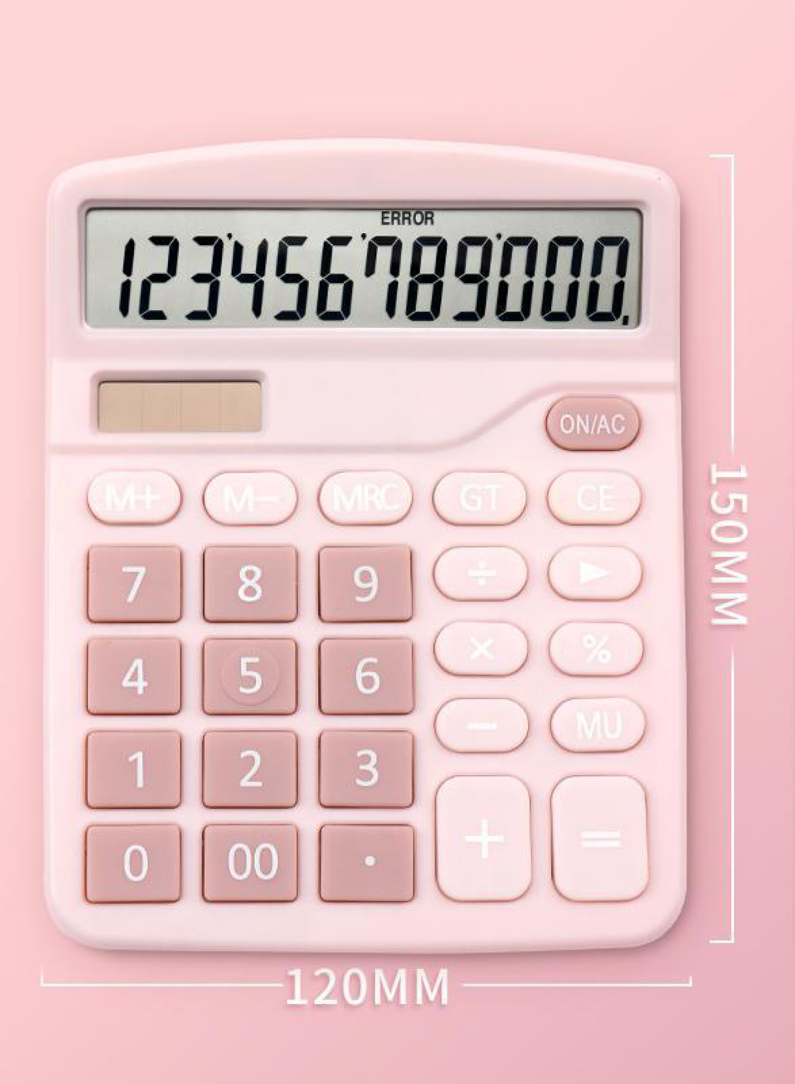 Solar Dual Power Calculators Large Button Cute Calculator School Office ...