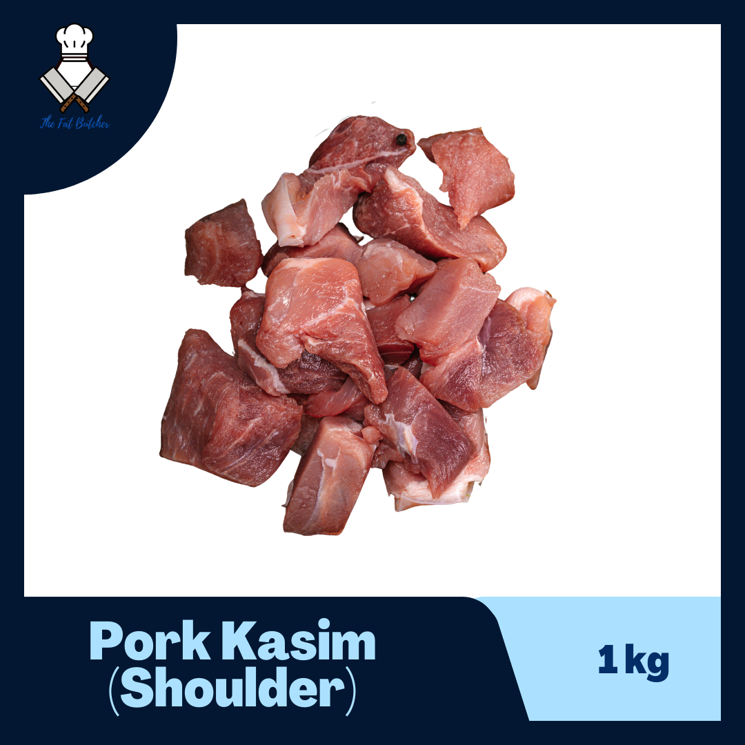 Pork Kasim 1kg (Shoulder) (Adobo Cut) (The Fat Butcher) | Lazada PH