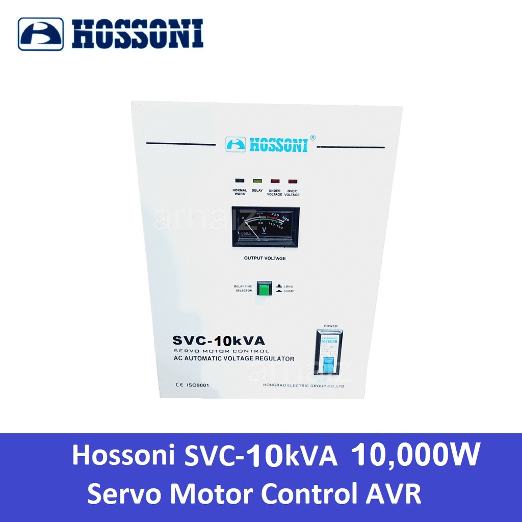 Hossoni AVR 10000W Servo Type Automatic Voltage Regulator SVC-10000 Servo Motor Control AC AVR ...