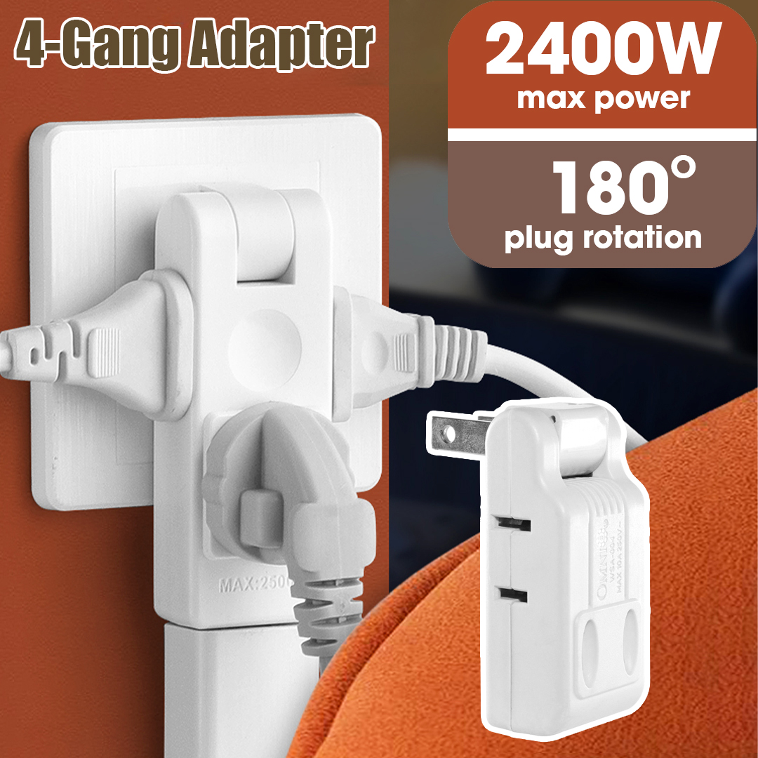 Omni Adapter with Swing Type Plug WSA 4 Gang Adapter with Swing Type ...