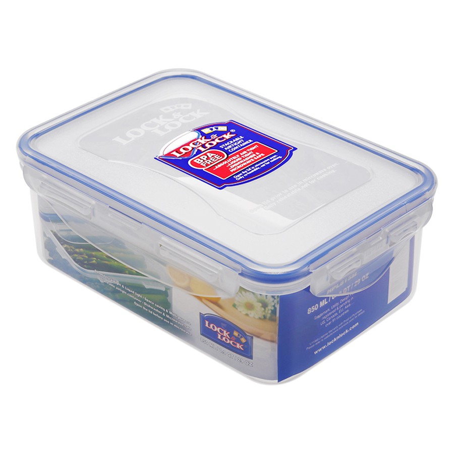 LocknLock Classic Airtight Rectangular Food Container 850ML HPL815M ...