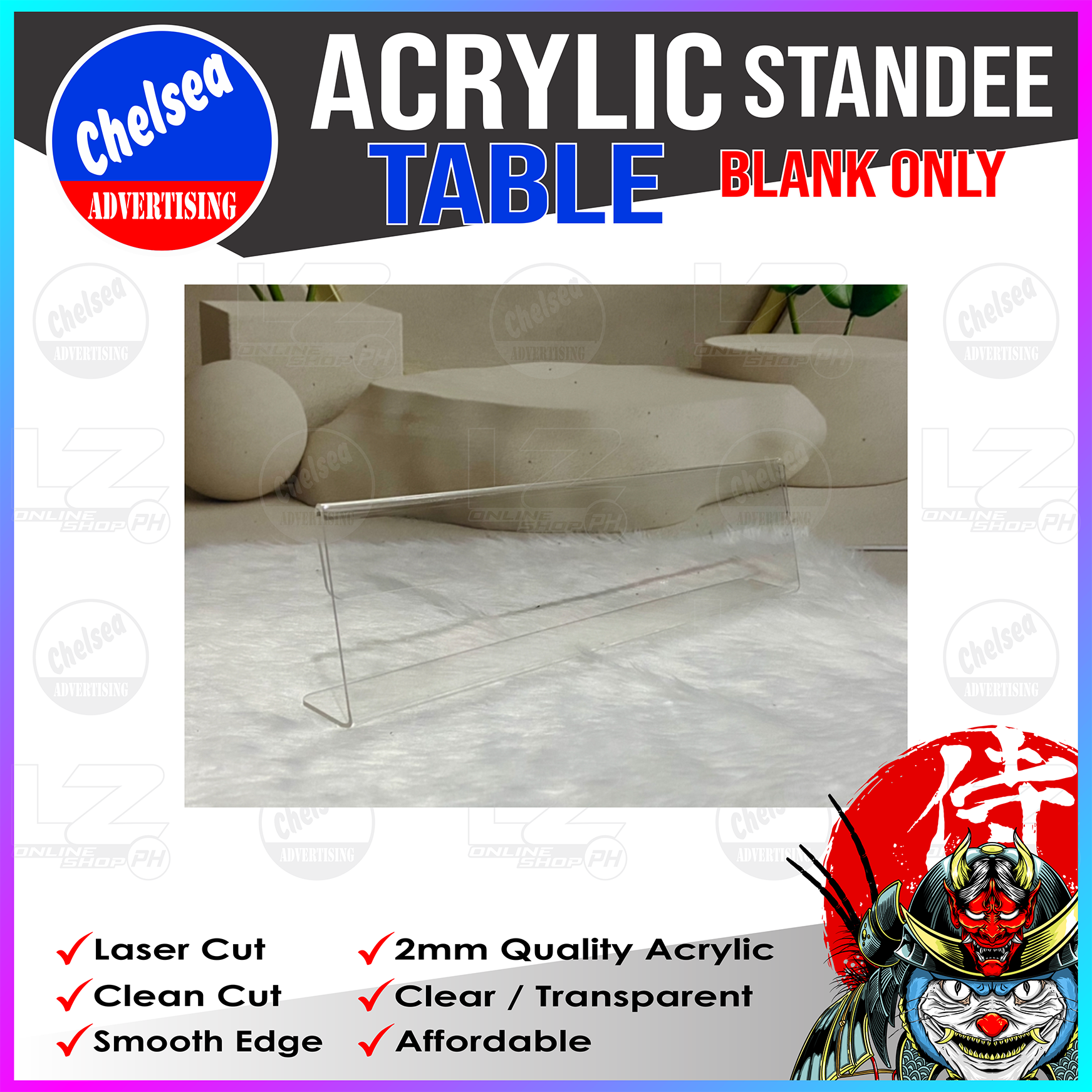 Acrylic Table Standee Blank Clear / Transparent | Lazada PH