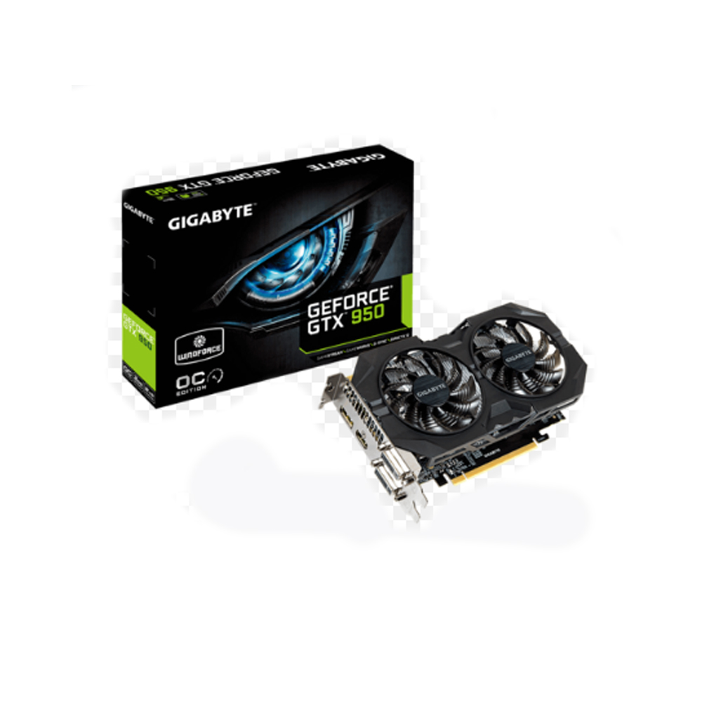 REFURBISHED GIGABYTE GV-N950WF2OC-2GD GIGABYTE GTX950 WINDFORCE 2X 2G ...