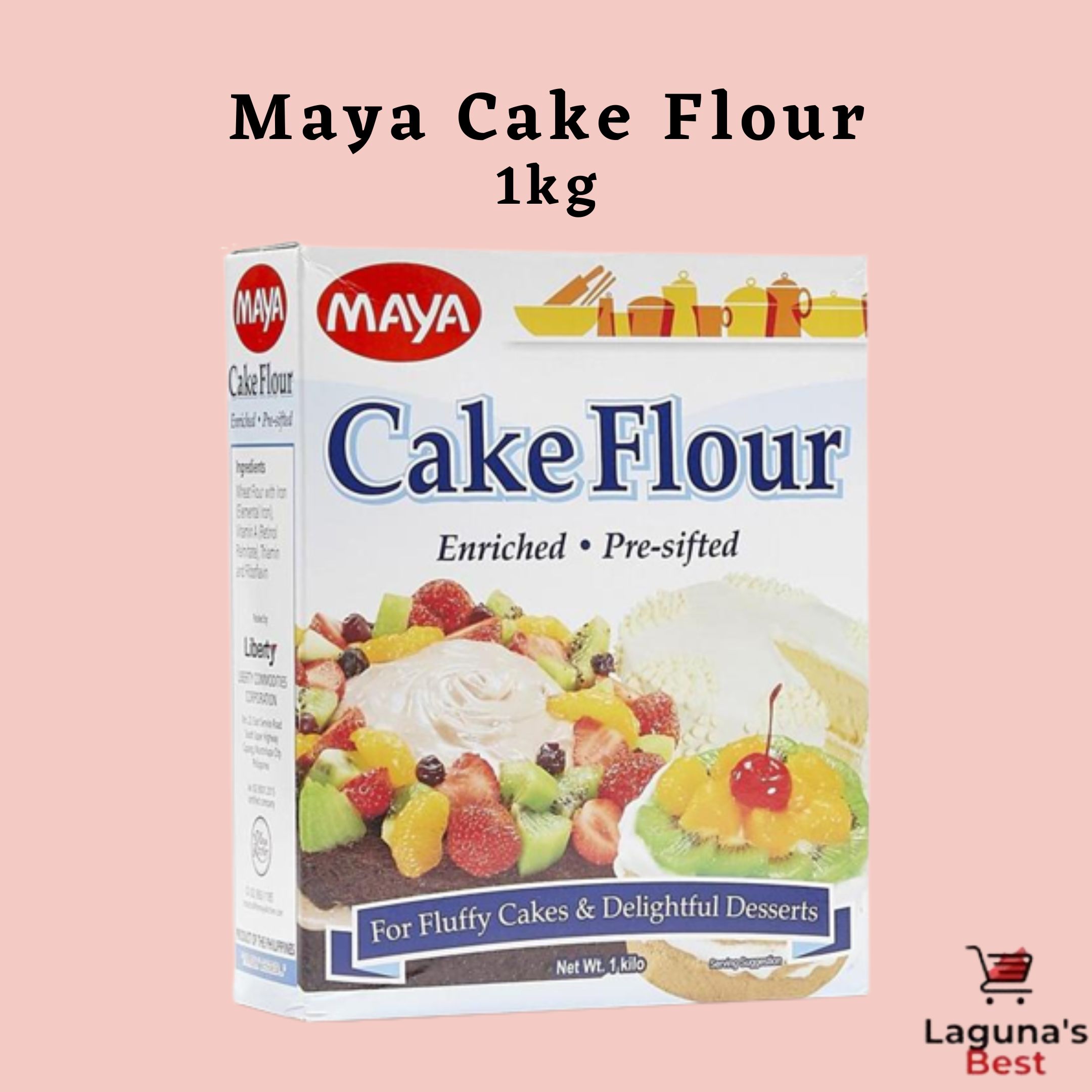 Maya Cake Flour Enriched and Pre-sifted 1kg | Lazada PH