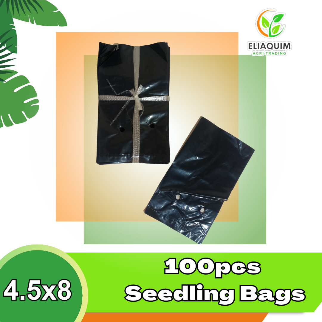 100pcs per PACK 4.5x8 and 4.5x9 Plastic Seedling bag / Grow Bag ...