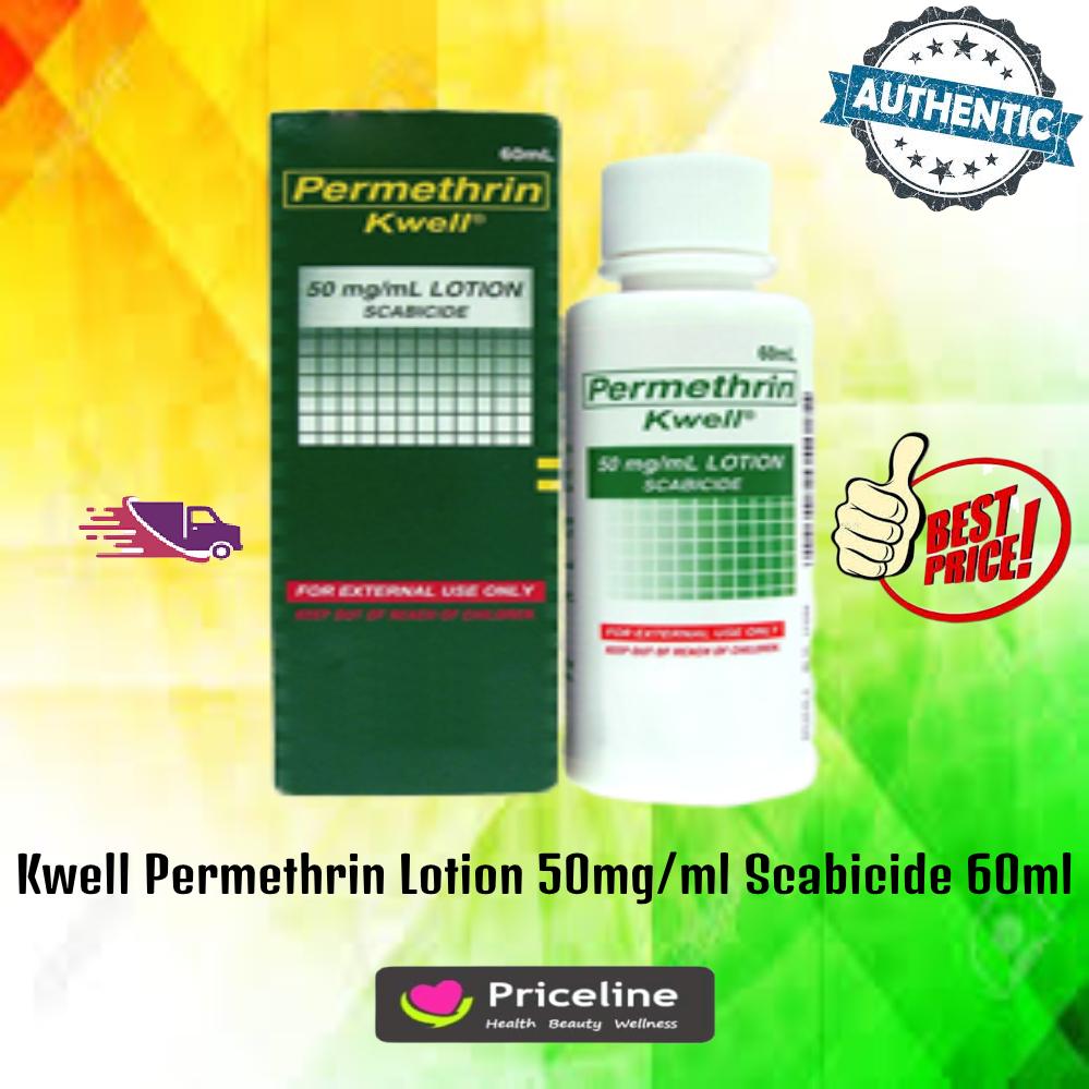 KWELL Permethrin Lotion 50mg/ml Scabicide 60ml | Lazada PH