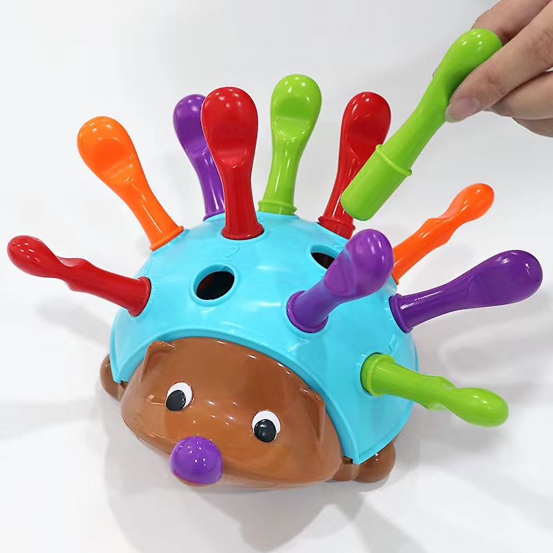 Spike Hedgehog Toy for Kids Learning Colors Sorting and Counting ...