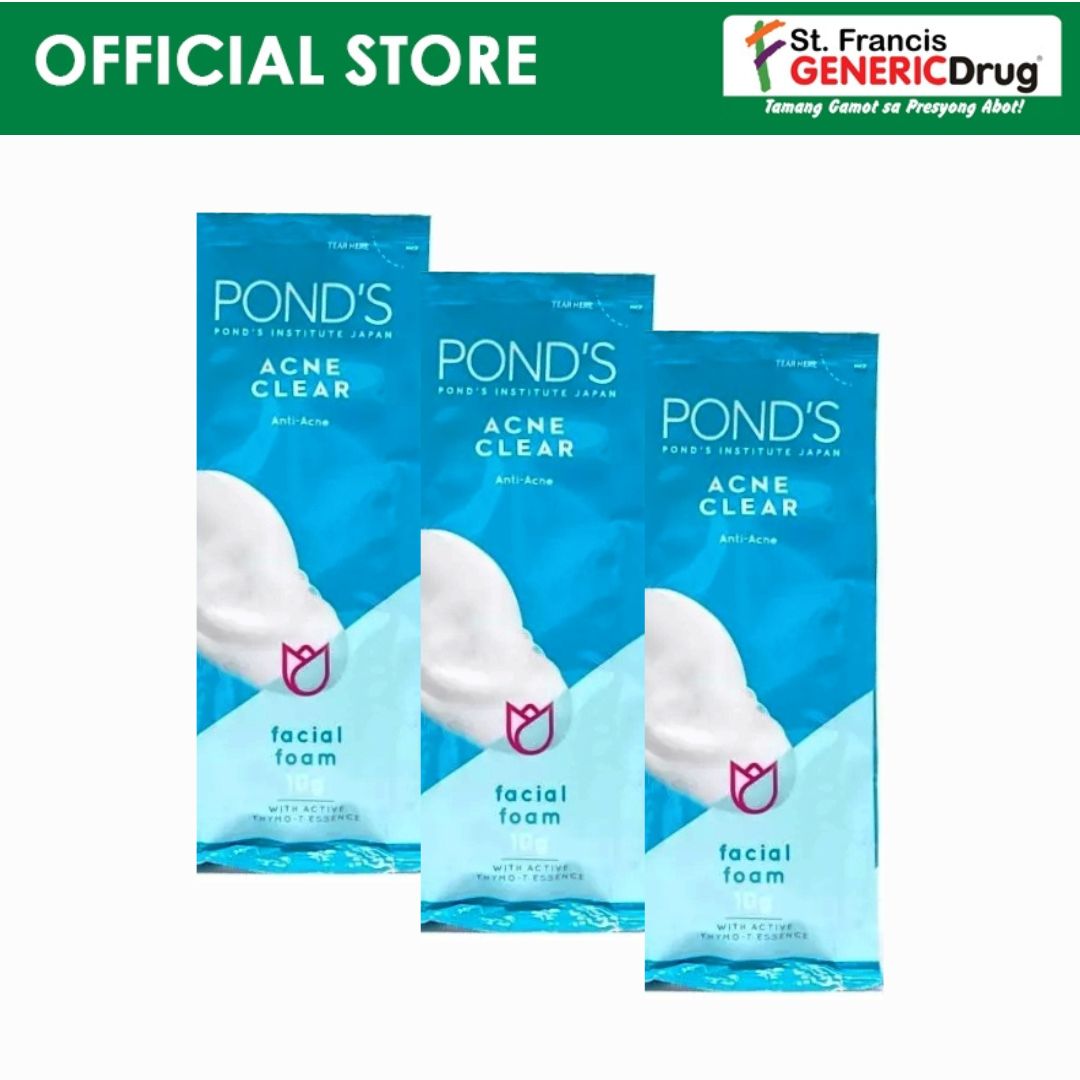 PONDS Facial Wash ACNE CLEAR WHITE 10g | Lazada PH