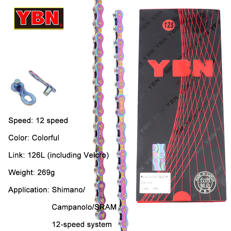 YBN Bicycle Chain 10/11/12S Speed 116/126 LinK Mountain MTB Road Bike ...