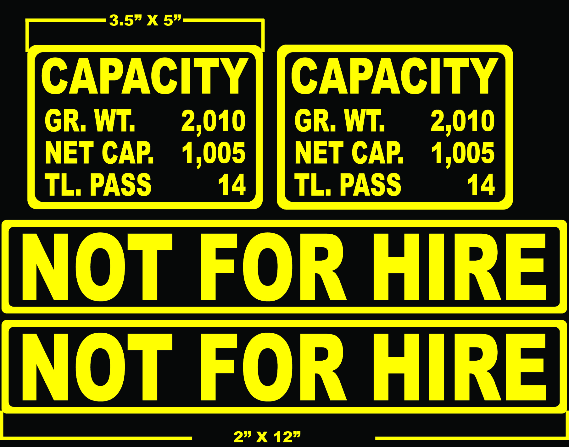 CAPACITY STICKER FOR SUZUKI CARRY | Lazada PH