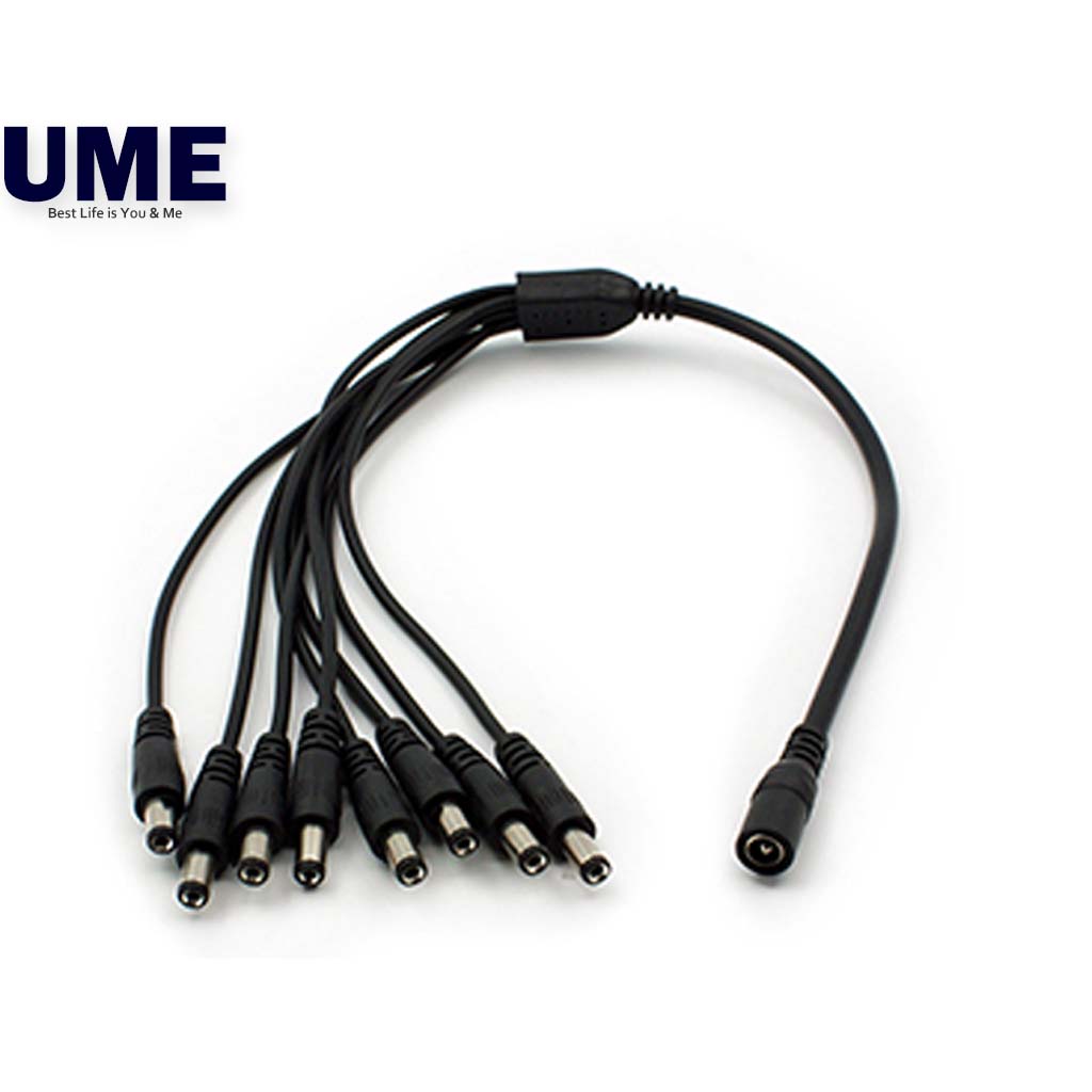 DC Jack Adapter Splitter Cable 1 Female to 8 Male DM8F | Lazada PH
