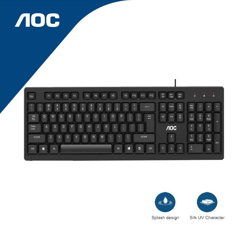 AOC KB161 USB Wired Keyboard | Lazada PH