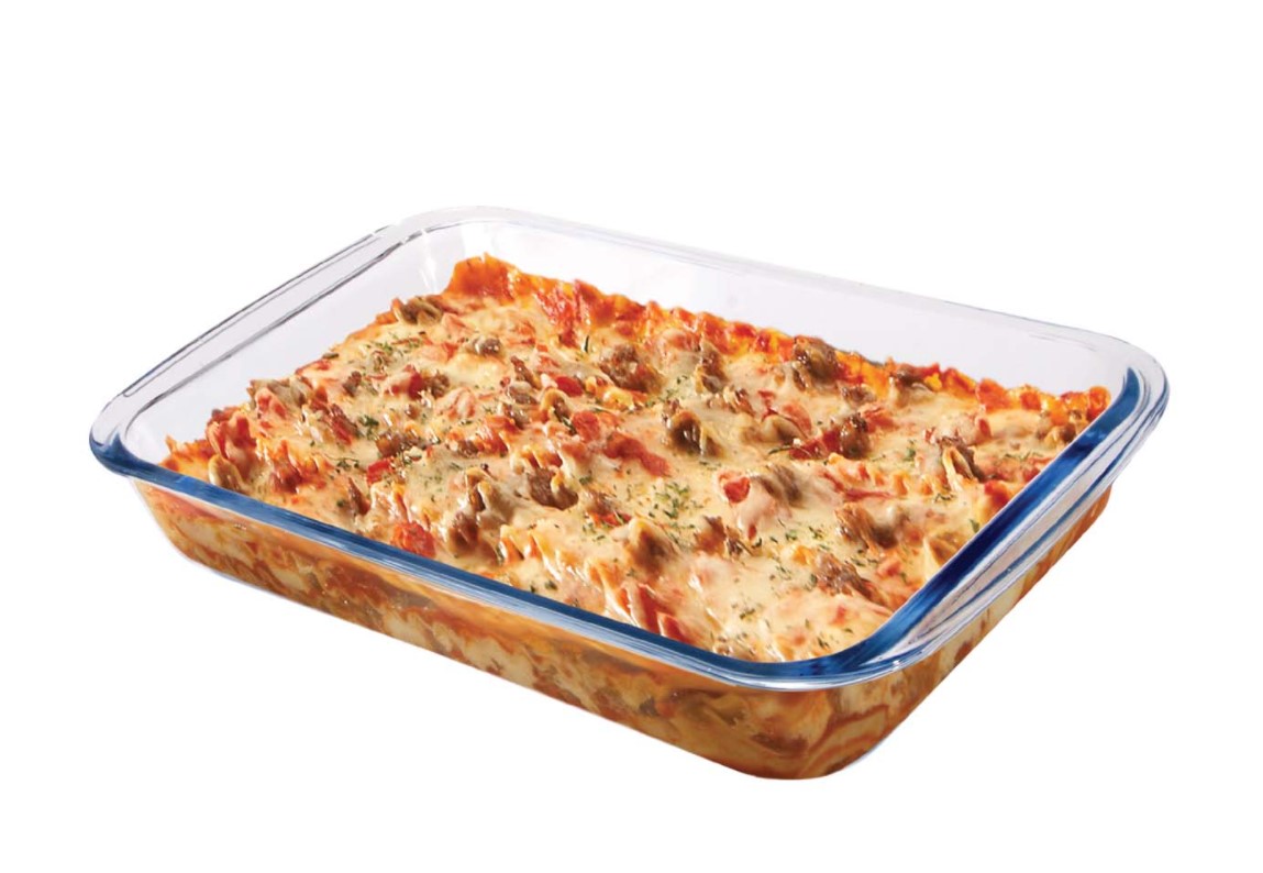 Masflex Original 3L Rectangular Borosilicate Glass Bakeware Baking Dish ...