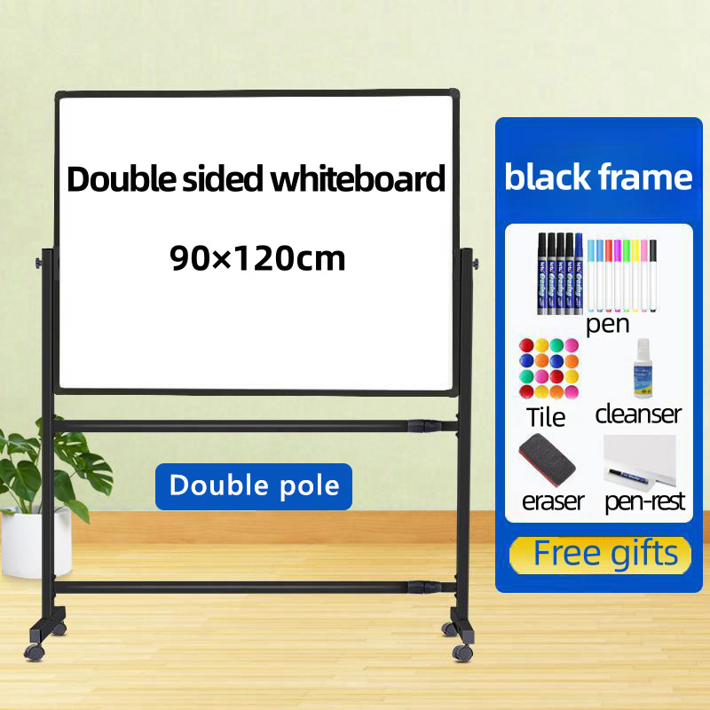 Whiteboard With Stand Set Magnetic Big Size White Board Marker With ...