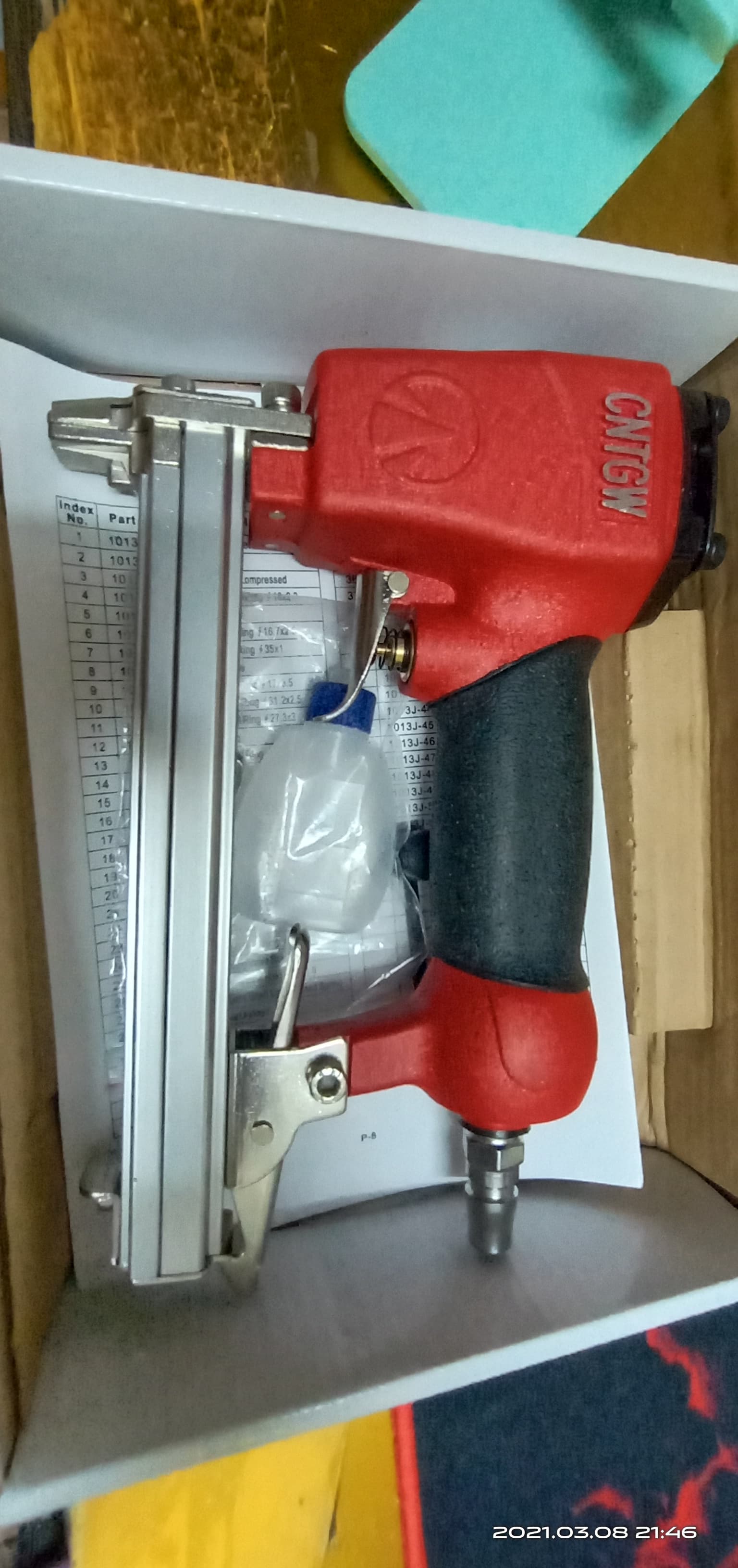 AIR TACKER GAN FOR SEAT INSTALLING AIR COMPRESSOR OPERATED | Lazada PH