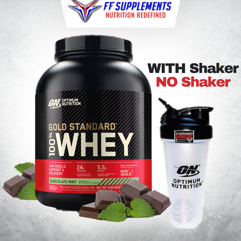 Optimum Nutrition ON Gold Standard 100 Whey Protein 2lbs 5lbs ON Shaker ...