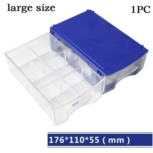 【hot】 Stackable Hardware Parts Boxes Component Screws Tools Organizer ...
