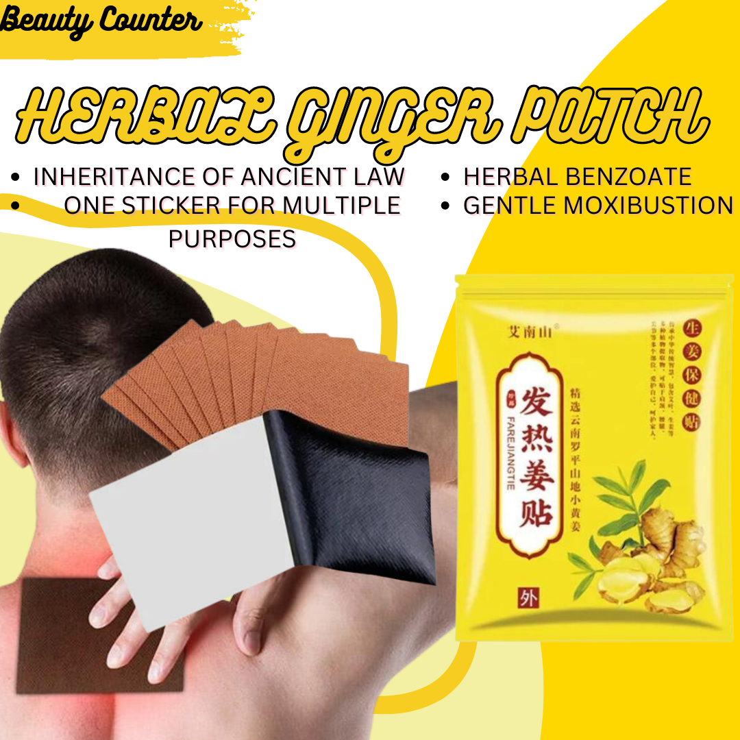 Original Herbal Ginger Patch 80pcs. Joint Pain Reliever, Muscle Pain ...