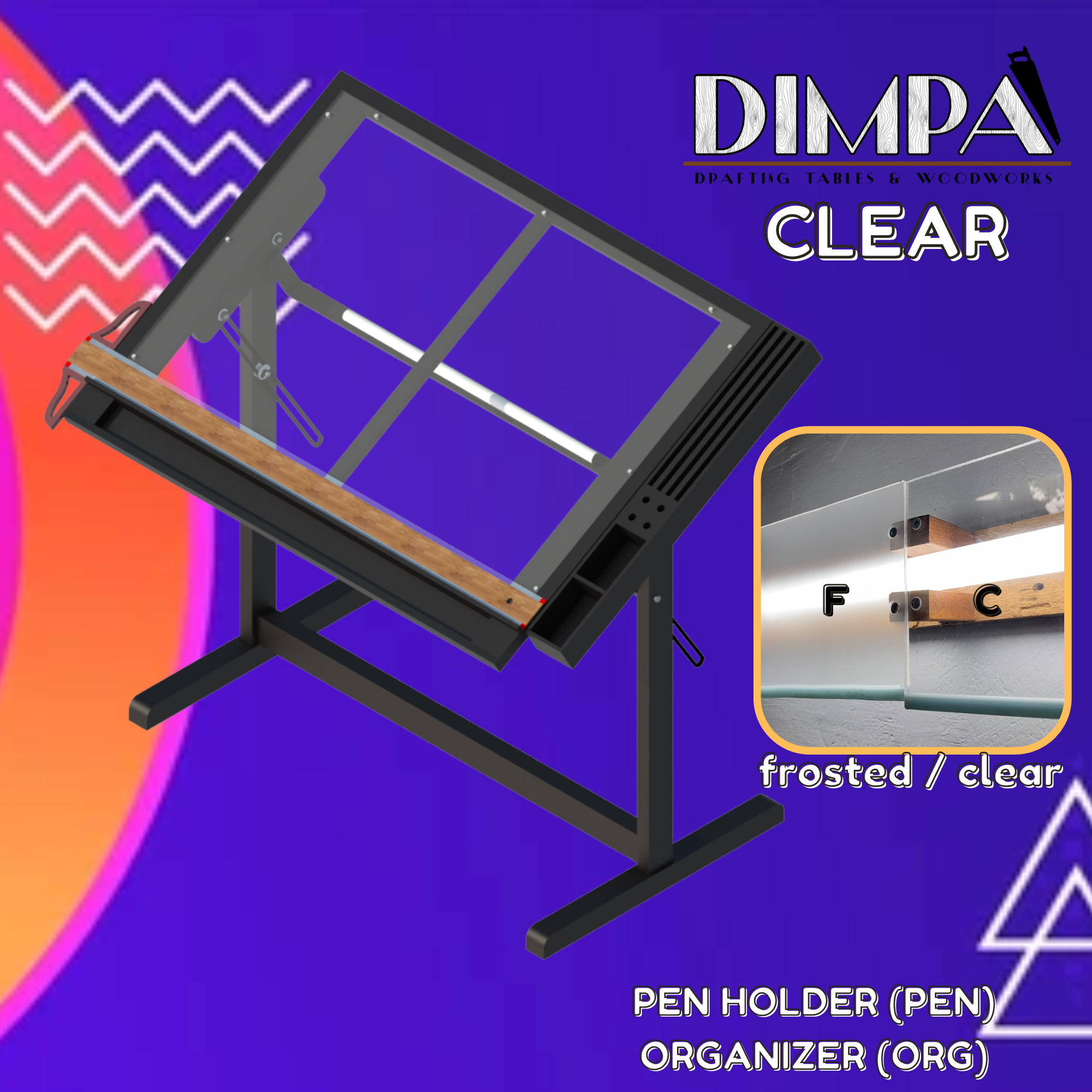 Standard Size Acrylic Drafting Table Dimpa | Lazada PH