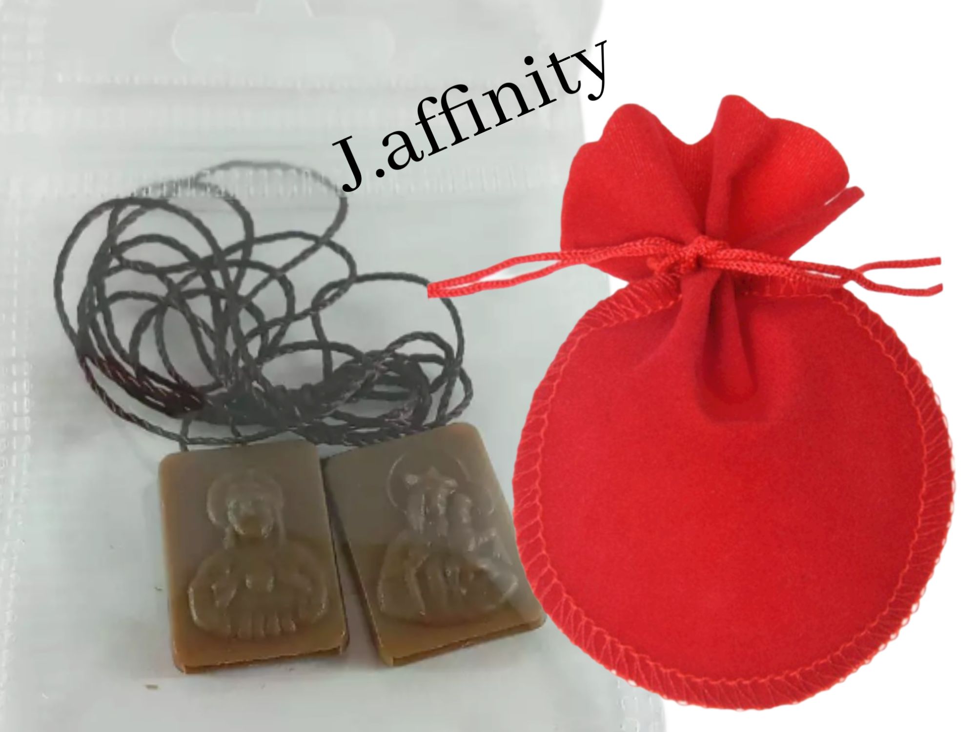 Our Lady of St.Carmel Scapular (set of 3 with Red Velvet POUCH | Lazada PH