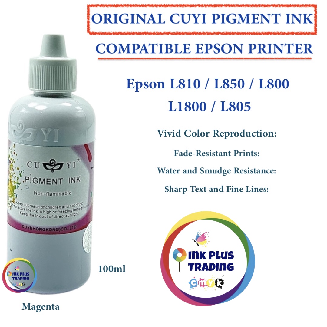 Original CUYI Pigment Ink For Epson L810 / L850 / L800 / L1800 / L805 ...
