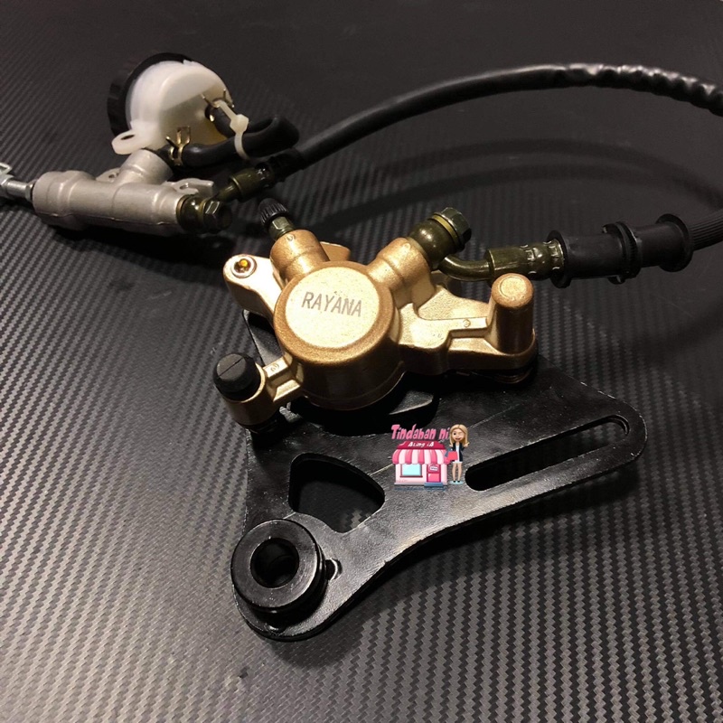 Master Rear Break System Raider 150 (Caliper, Break master, Cable, Tank ...