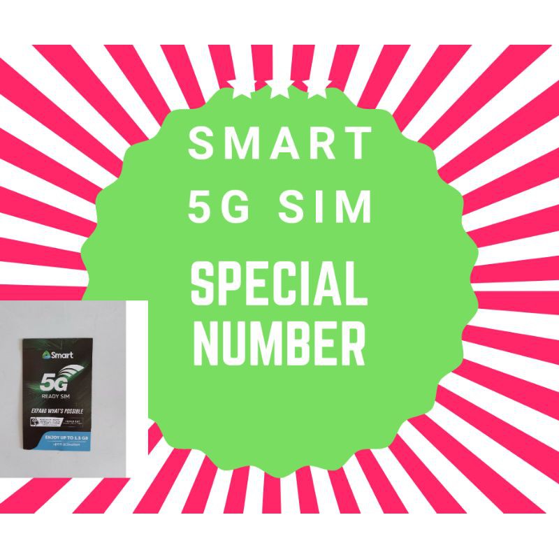 Smart sim special numbers vanity sim | Lazada PH