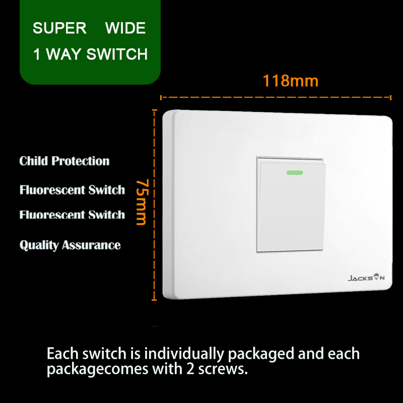 Switch Outlet Light Switch 2gang Outlet 3 Gang Switch With LED Outlet ...
