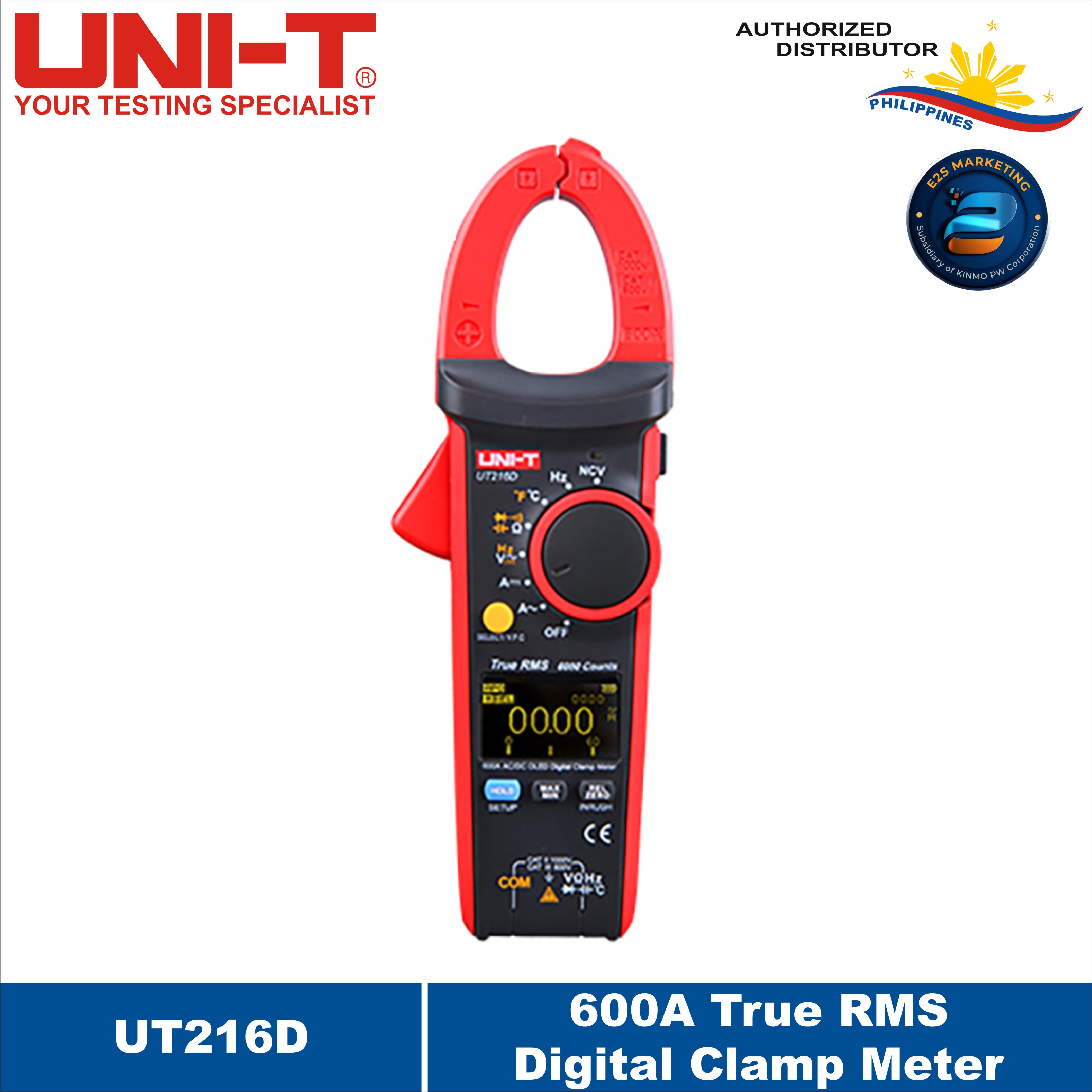 UNI-T 600A True RMS Digital Clamp Meter UT-216D | Lazada PH