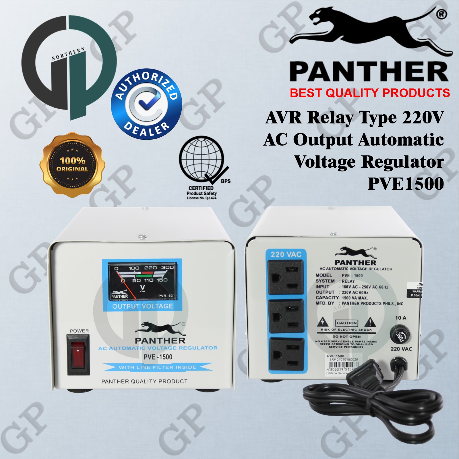 PANTHER PVE Automatic Voltage Regulator - GPNorthern | Lazada PH