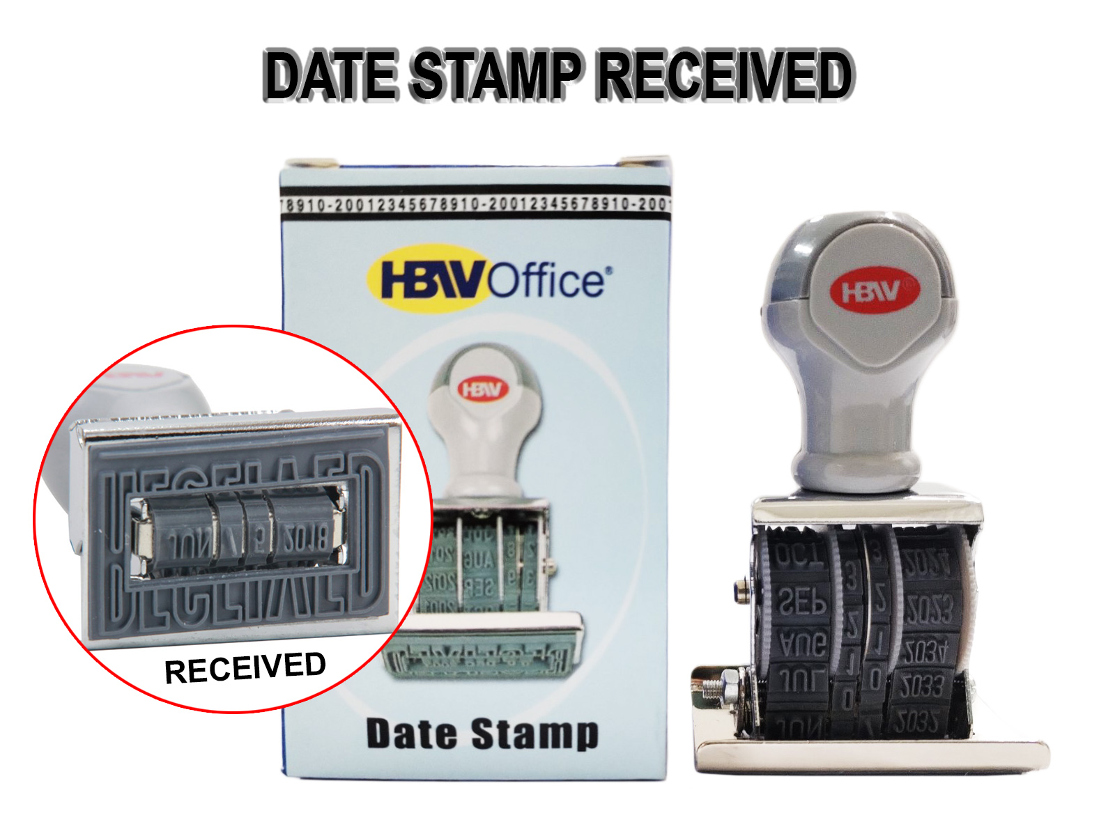 HBW Office Dater Stamp 12Years Received/Paid/Date Stamp 4mm & 5mm | Lazada PH