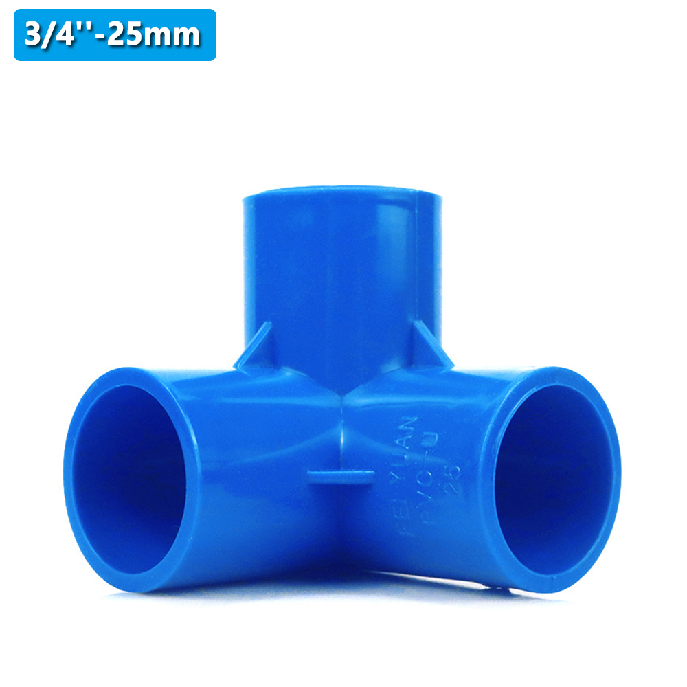 Pvc 3 Way Elbow Fittings Connectors For Pipe Repairing 1/2" 3/4'' 1 ...