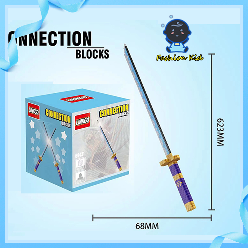 Lego Anime Sword Building Block Educational Toy for Kid Assembly Model ...